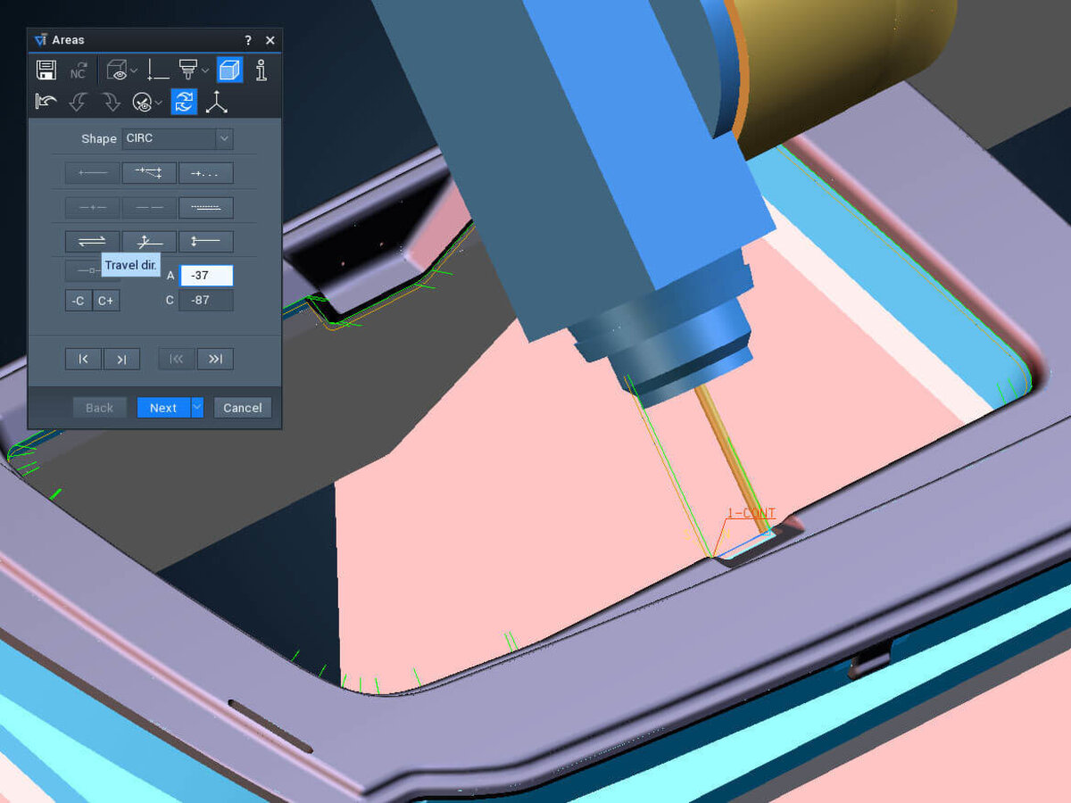 Tebis Specialist CAD/CAM for Trimming Machining and Laser Cutting