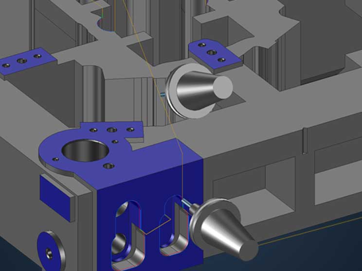 New Tebis solution: Automated multi-axis deburring