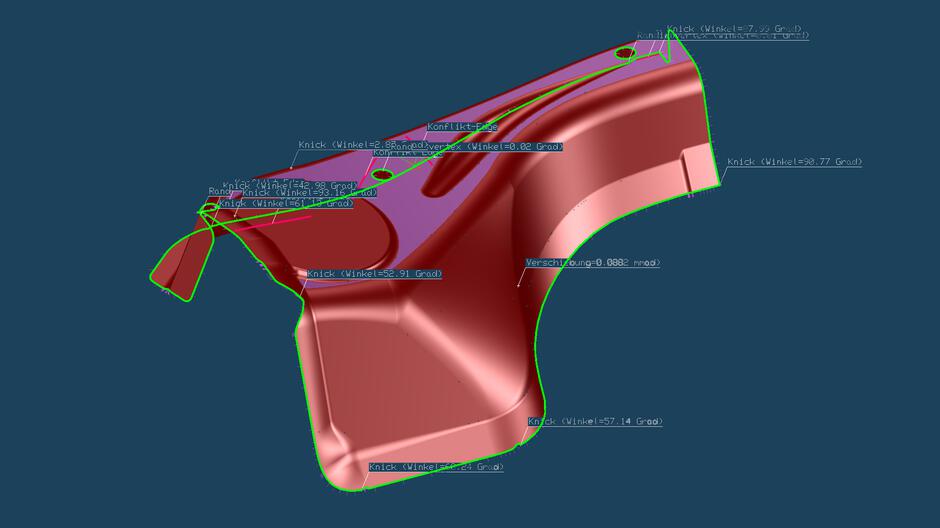 Analyzing parts with Tebis Viewer systems